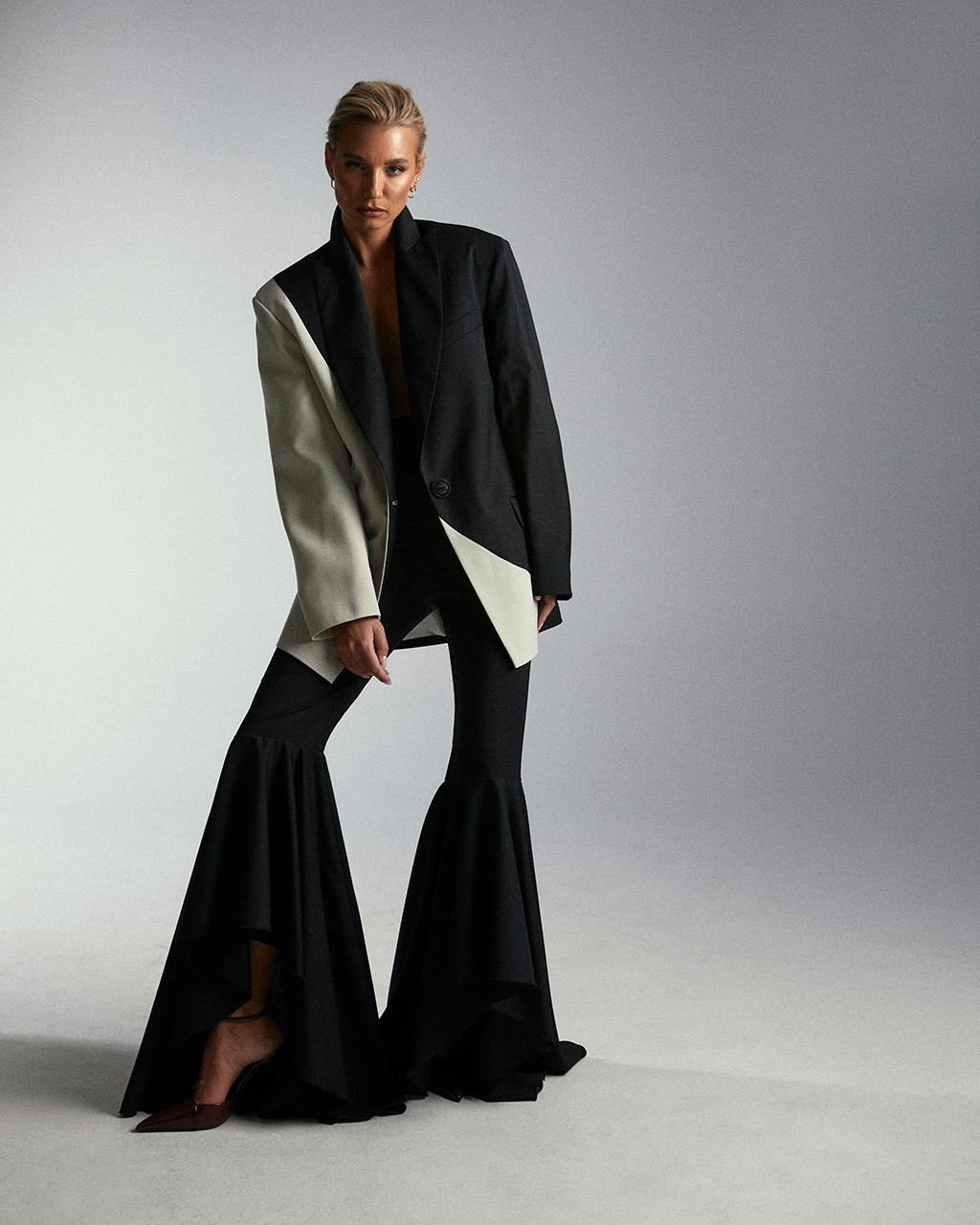 Colorblock Flare Set - Totally Haute